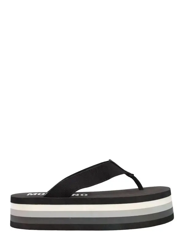 Moschino Platform Flip-flops - Black