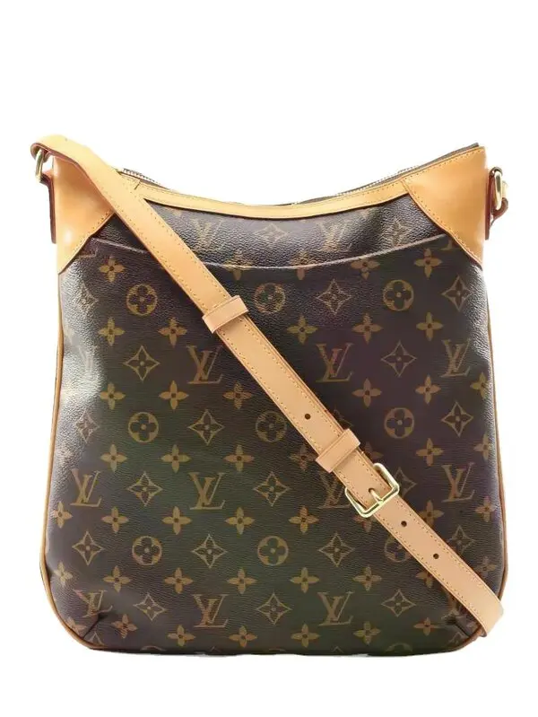 LOUIS VUITTON 2009 Odeon Mm Monogram Shoulder Bag - Brown