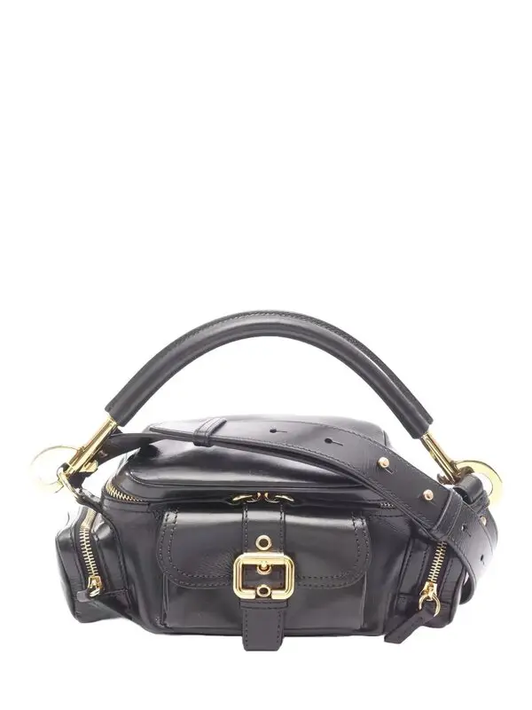 Chloé Small Camera Buckle Handbag - Black
