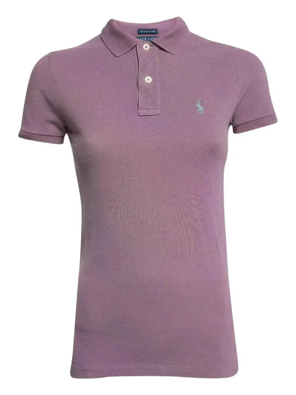 Polo Ralph Lauren Vintage Cotton Short-sleeve Polo Shirt - Purple
