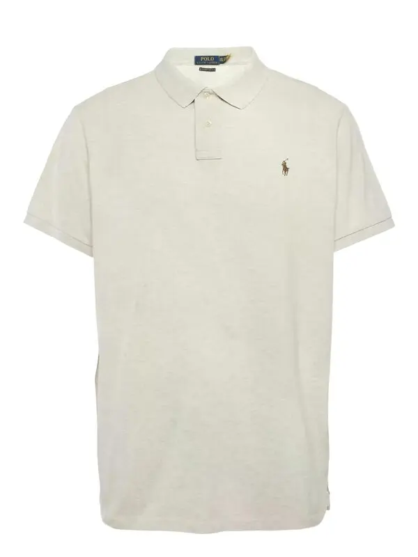 Polo Ralph Lauren Logo-embroidered Polo Shirt - Grey