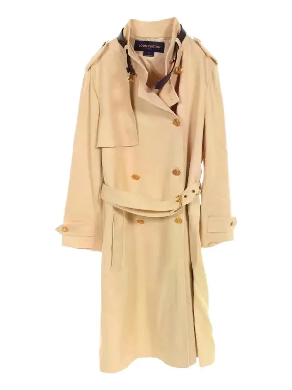 LOUIS VUITTON Belted Trench Coat - Neutrals