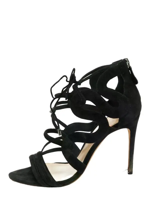 ALEXANDRE BIRMAN 110mm Suede Sandals - Black