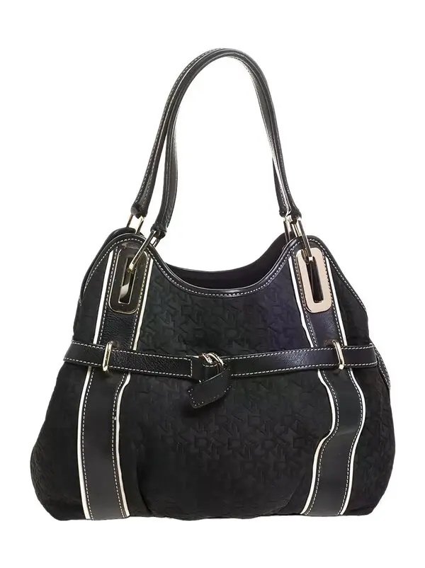 Dkny Vintage Logo-detail Tote Bag - Black