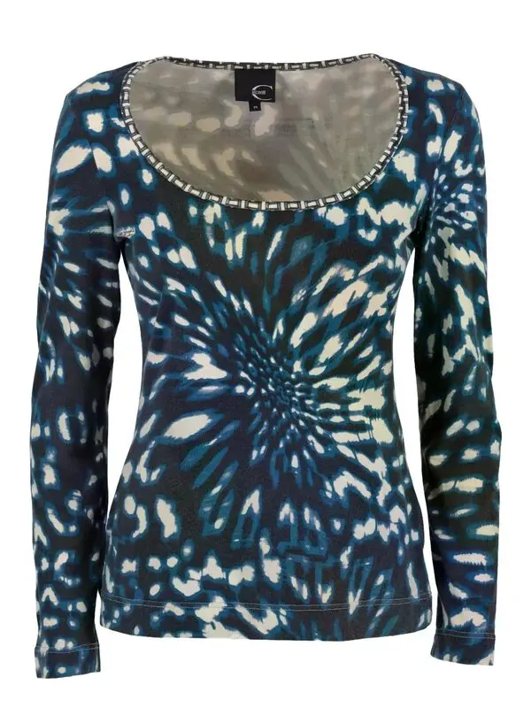 Just Cavalli Optical-print Top - Blue