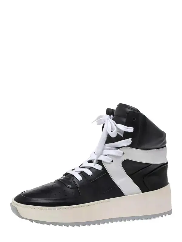Fear Of God Leather High-top Sneakers - Black