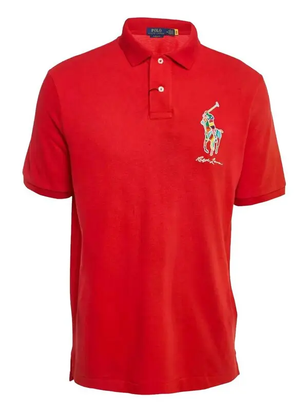 Polo Ralph Lauren 2024 Polo Pony-embroidered Polo Shirt - Red