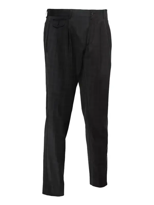 Dolce & Gabbana Pleat-detail Trousers - Black
