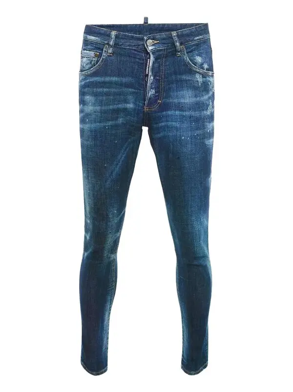 Dsquared2 Logo-patch Jeans - Blue