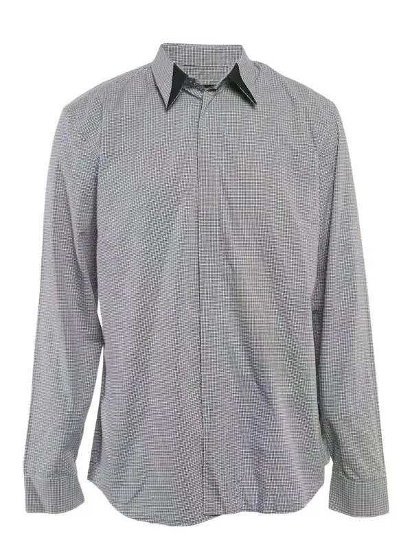 Givenchy Plaid Cotton Shirt - Blue