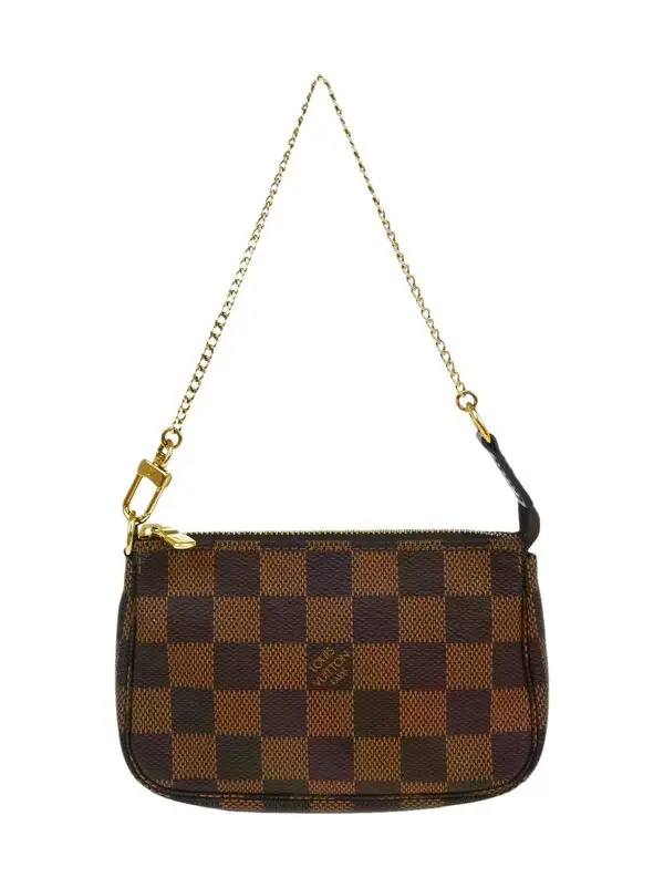 LOUIS VUITTON Mini Pochette Accessoires Handbag - Brown