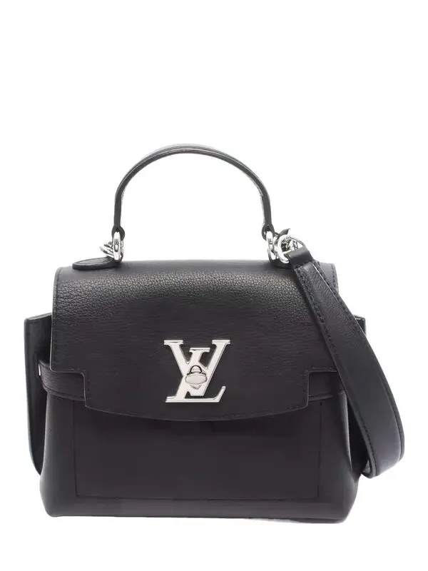 LOUIS VUITTON Lockme Ever Mini Tote Bag - Black