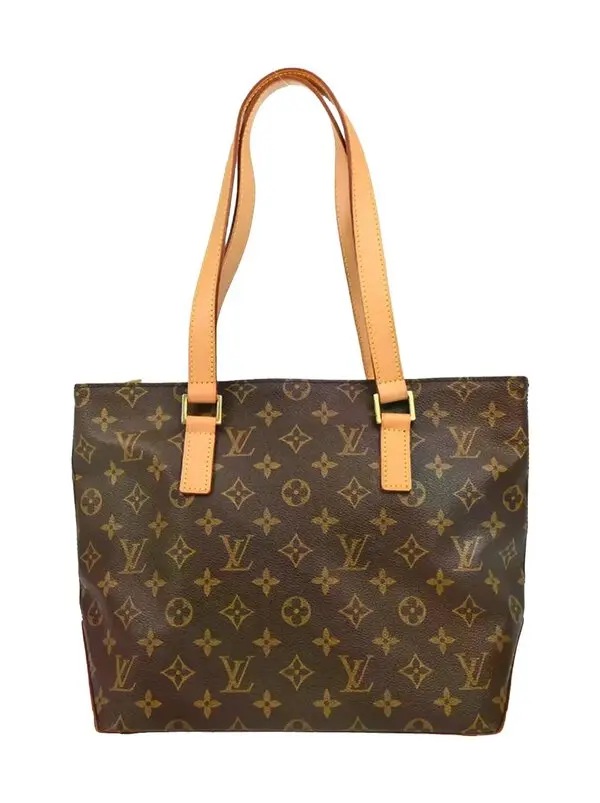 LOUIS VUITTON 2002 Cabas Piano Tote Bag - Brown