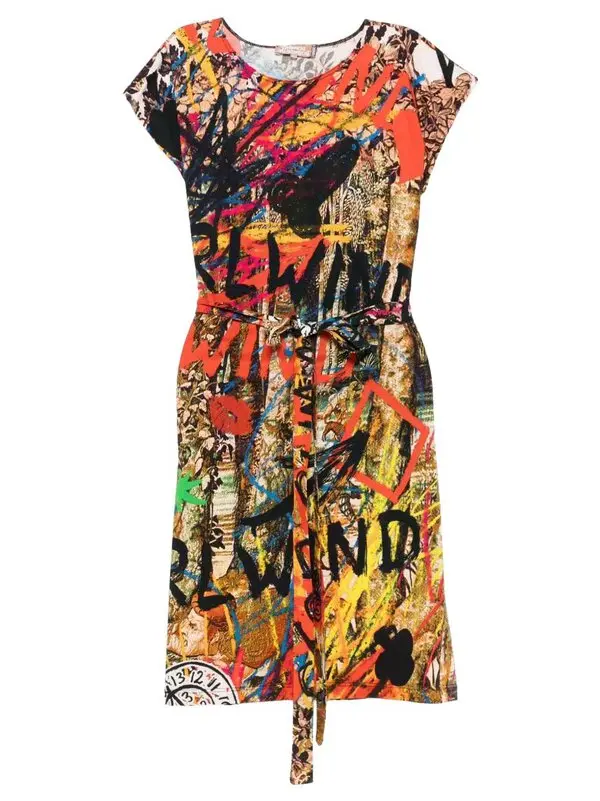 VIVIENNE WESTWOOD 2019 Graffiti-print Dress - Red