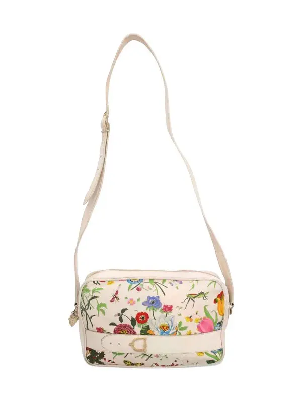Gucci Flora Shoulder Bag - Neutrals