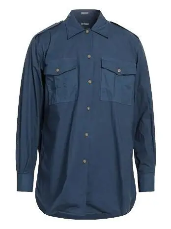 Massimo Alba Shirt Size Cotton, Elastane - Navy