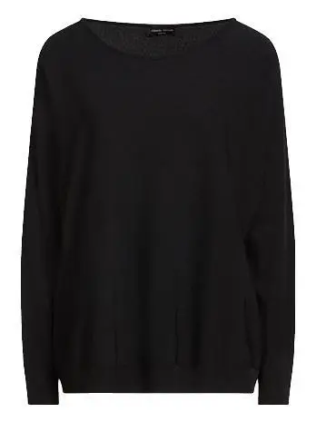 ROBERTO COLLINA Viscose-blend Crewneck Sweater - Black