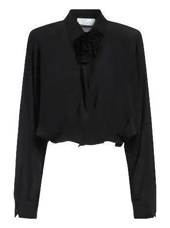 Giuseppe Di Morabito Silk Wrap Top - Black