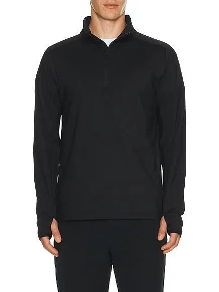 Beyond Yoga Warm Up Quarter Zip Pullover - Black