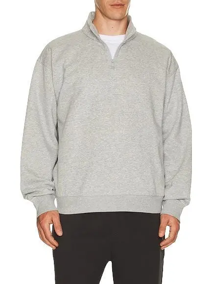 Beyond Yoga Luxefleece Half Zip Pullover - Light Heather Grey