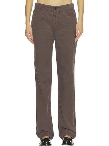 THE ROW Carlyle Corduroy Trousers - Mud