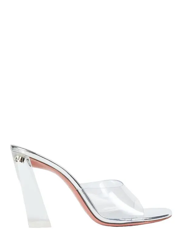 Amina Muaddi Brigitte Pvc Mules - Clear