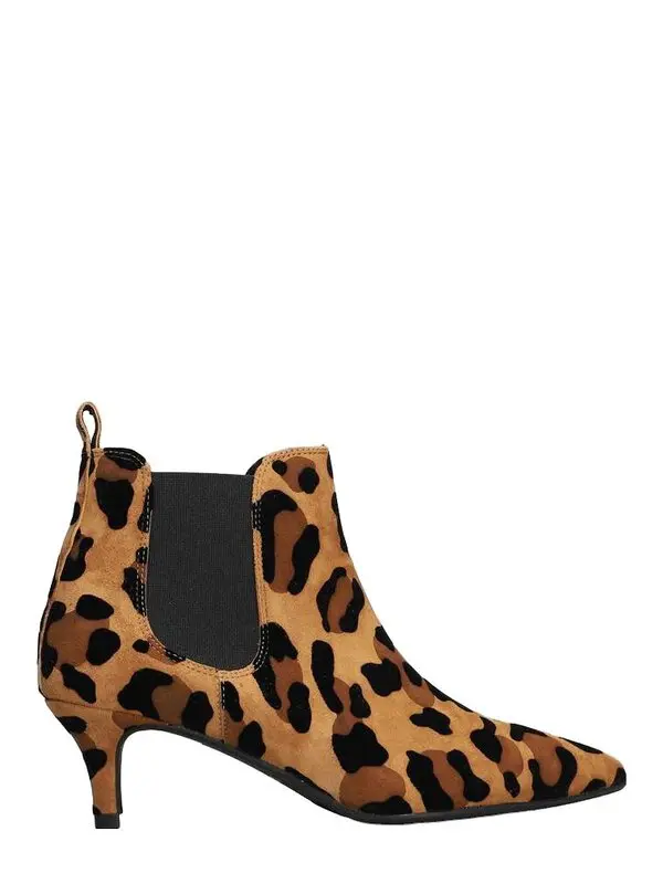CARMENS Deva Beat Animalier Suede Ankle Boots - Multicolor