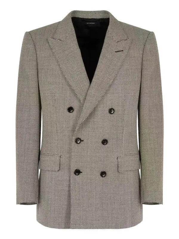 TOM FORD Double-breasted Blazer - Neutrals
