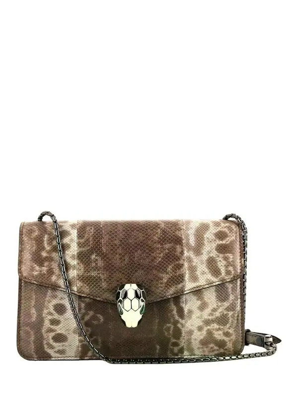 BVLGARI Serpenti Shoulder Bag - Grey