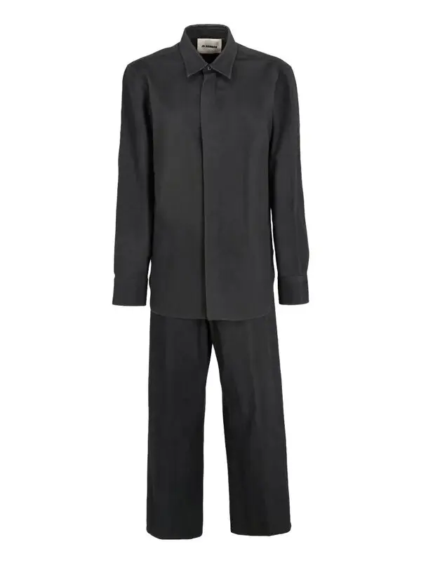 JIL SANDER Button-fastening Casual Suit - Black