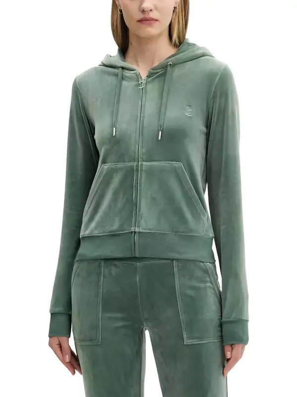Juicy Couture Zip-fastening Front-pockets Hoodie - Green