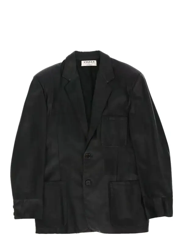 A.N.G.E.L.O. VINTAGE CULT 1980s Leather Jacket - Black