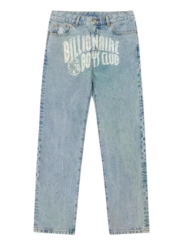 BILLIONAIRE BOYS CLUB Arch Logo Graphic Jeans - Blue