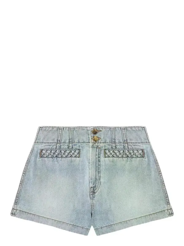 Zimmermann Braided-detail Shorts - Blue