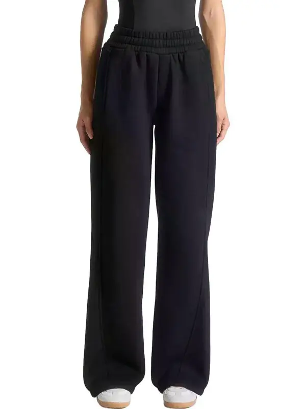 Manière De Voir Maniere De Voir Iris Relaxed-fit Track Pants - Black
