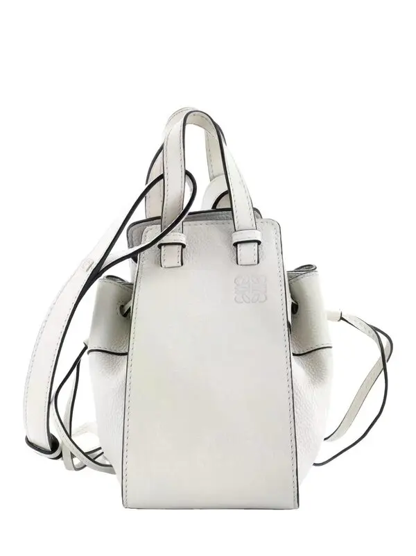 Loewe Hammock Bag Leather Mini Hobo Bag - Neutrals