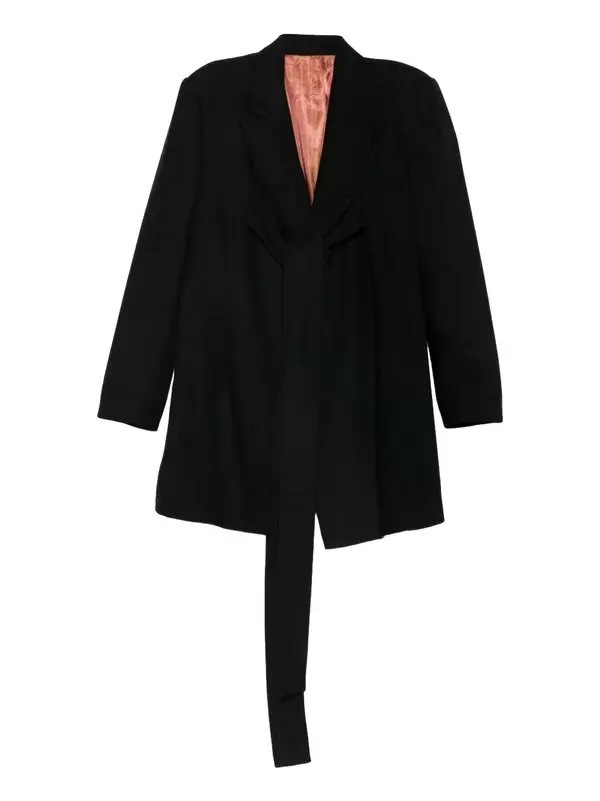 JEAN PAUL GAULTIER 1990s Belted Blazer - Black