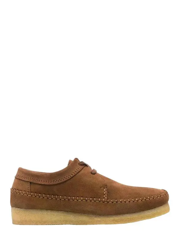 Clarks Iconic Suede Weaver Shoes - Brown