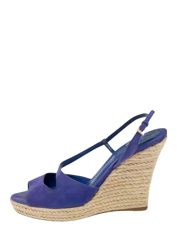Dior 110mm Suede Espadrilles - Blue