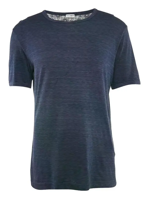 Dolce & Gabbana 2024 Mélange T-shirt - Blue