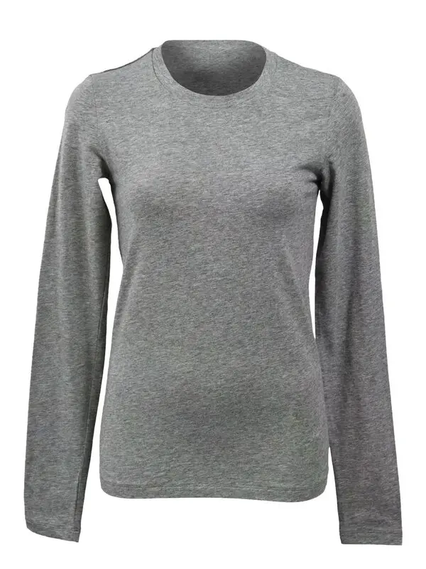 Theory Crew-neck Long-sleeve T-shirt - Grey