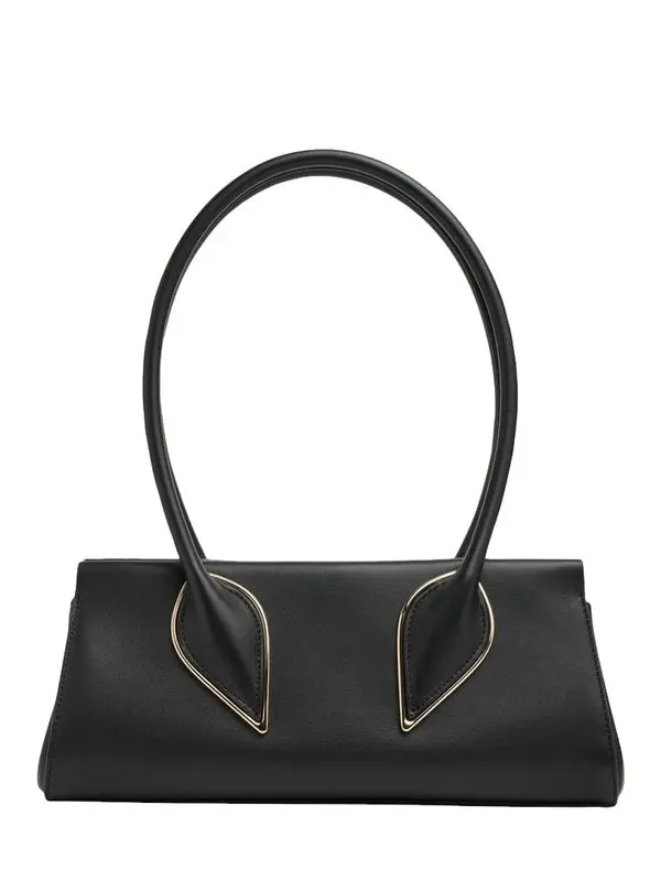 CHRISTIAN LOUBOUTIN Venus Baguette Shoulder Bag - Black