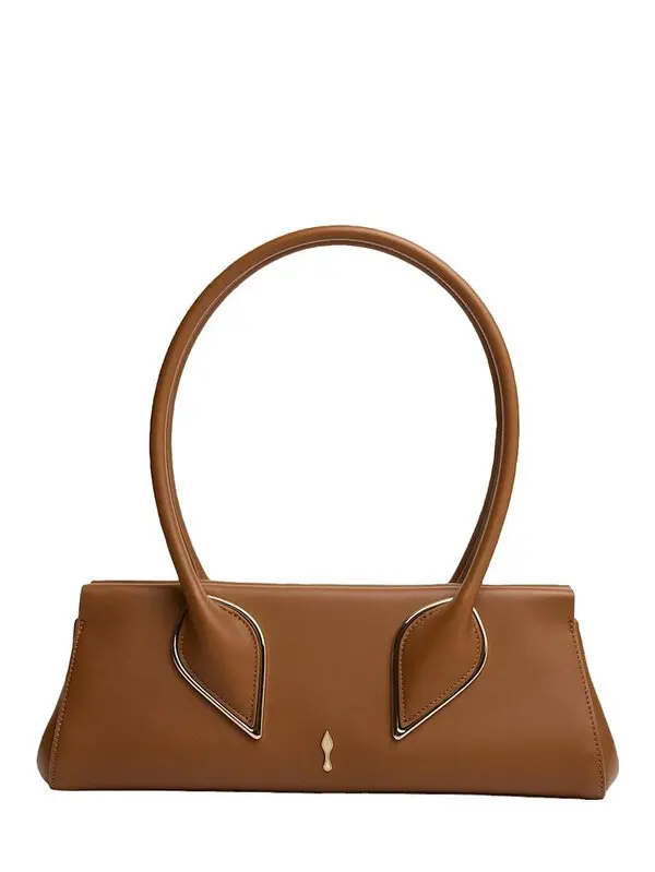 CHRISTIAN LOUBOUTIN Venus Baguette Shoulder Bag - Cuoio