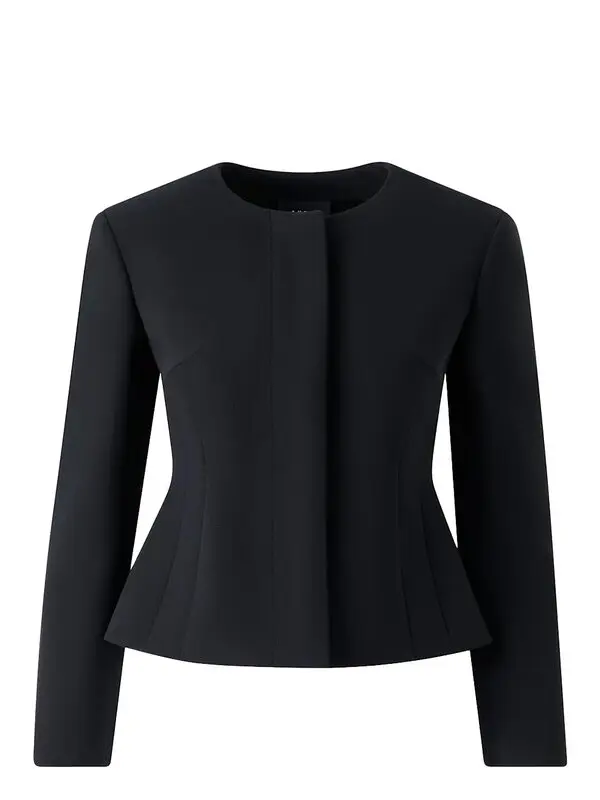 Akris Harrison Wool Jacket - Black