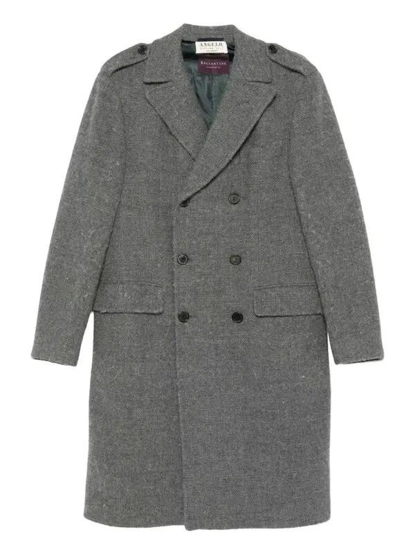 A.N.G.E.L.O. VINTAGE CULT 2000s Double-breasted Cashmere Coat - Grey