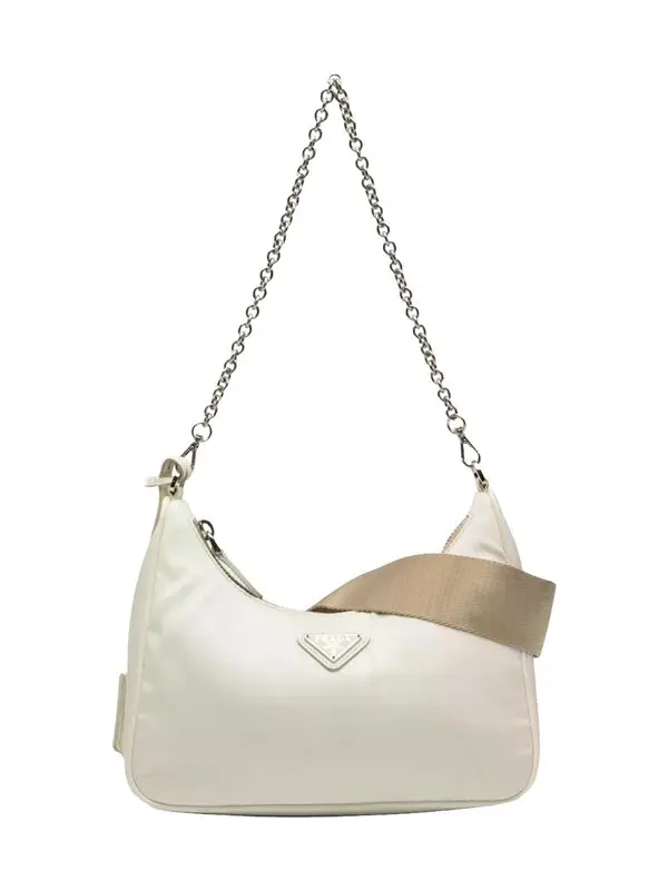 Prada Re-edition 2005 Re-nylon Satchel - White