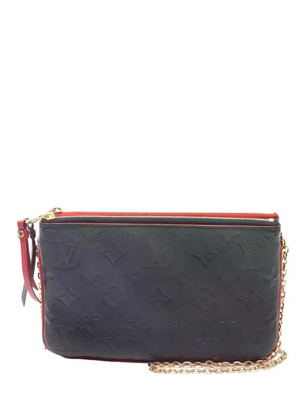 LOUIS VUITTON Pochette Double Zip Shoulder Bag - Blue