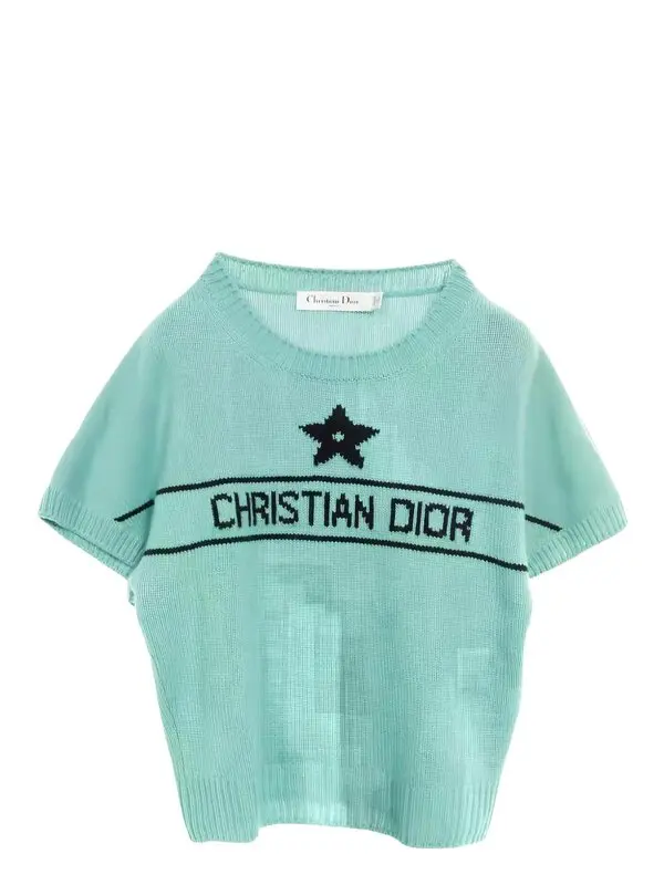 Dior 2010s Logo Short-sleeve T-shirt - Blue