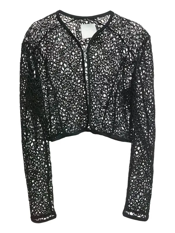 INGIE PARIS Guipure Top - Black