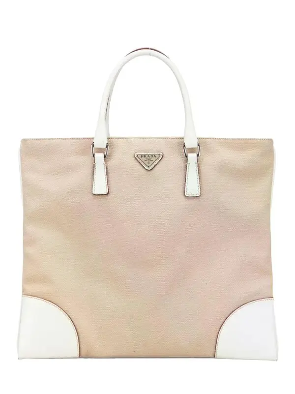 Prada Canapa Tote Bag - Brown